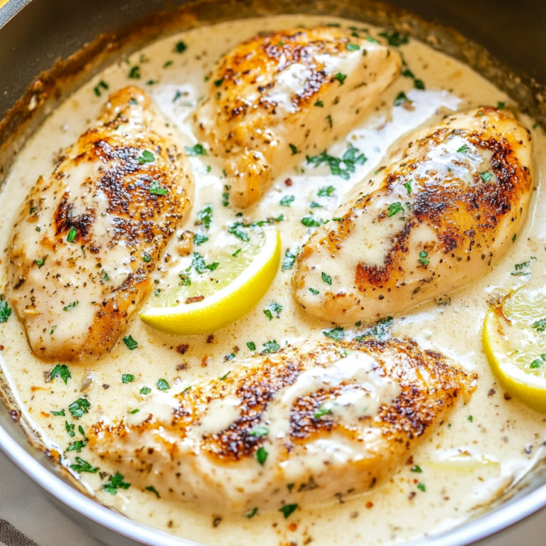 Creamy Chicken Limone - Heaven Recipes