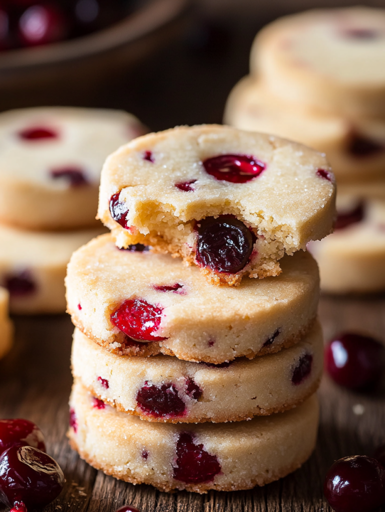 Christmas Maraschino Cherry Shortbread Cookies - Heaven Recipes